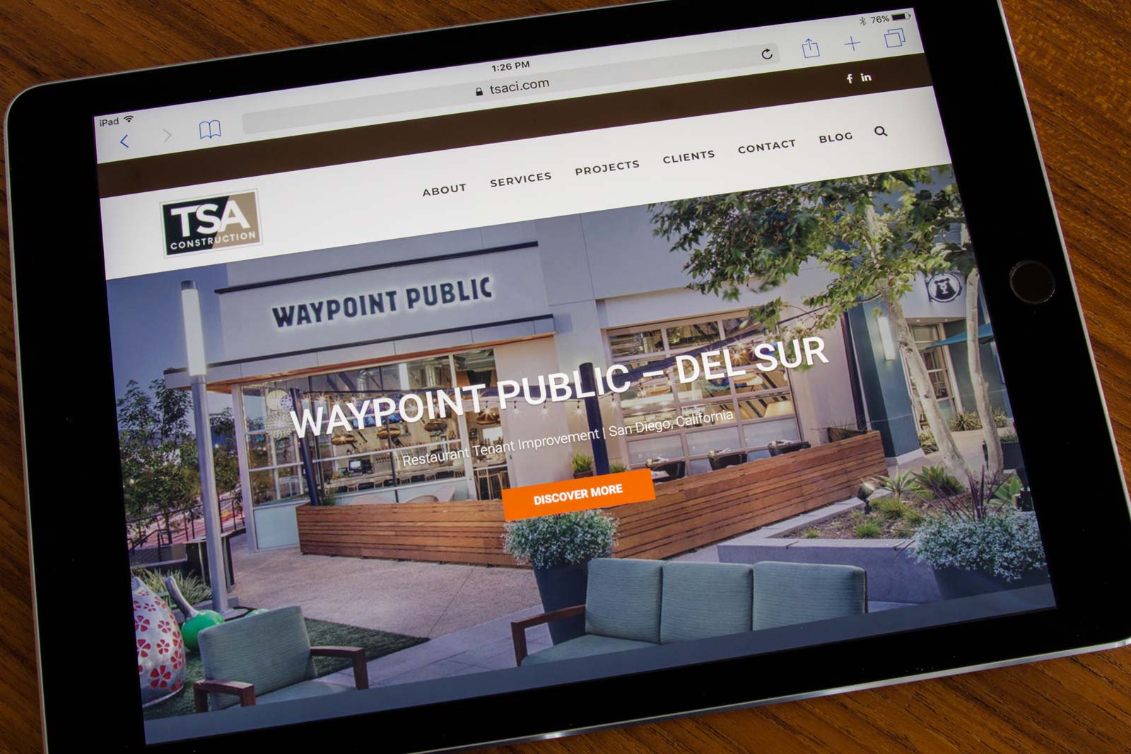 TSA Construction Portfolio Website | Digital Agency - Parallel Interactive